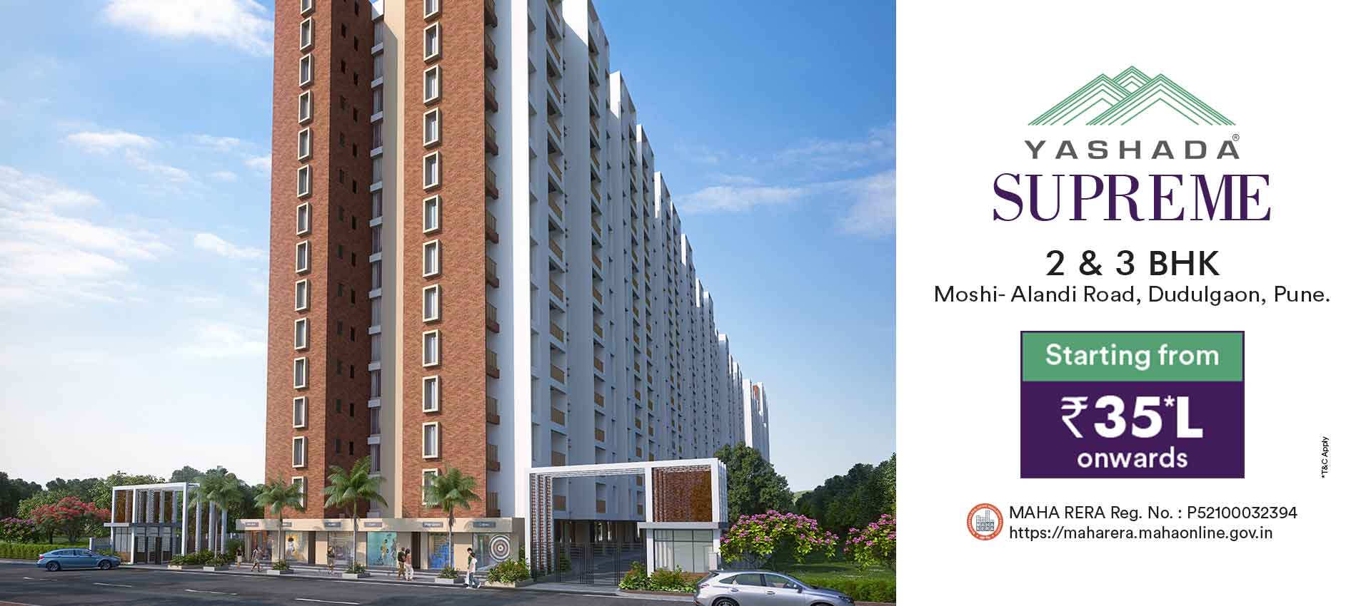 Yashada Supreme - 2 BHK In Moshi - Alandi Road